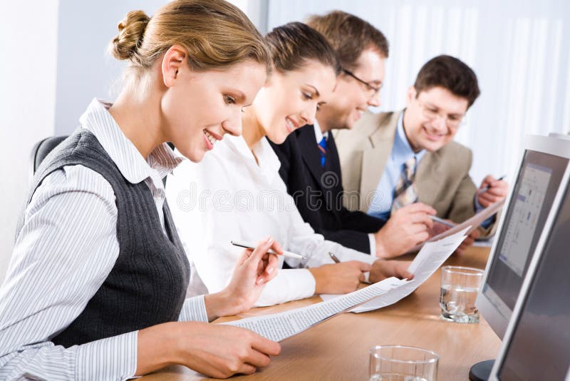 Busy people stock photo. Image of professional, paperwork - 3510806