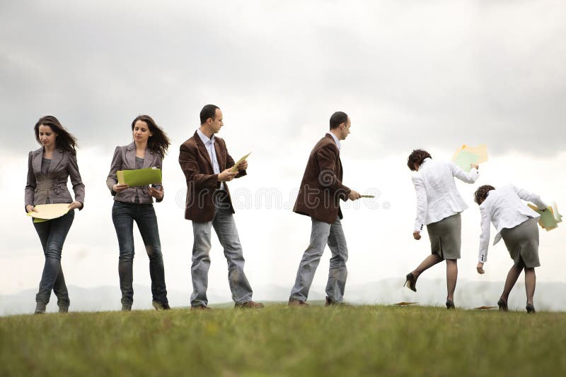 Busy people on the move stock image. Image of direction - 6087077