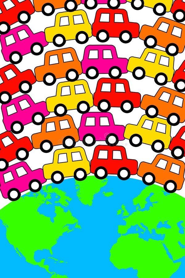 Busy planet stock illustration. Illustration of fuel - 20970158