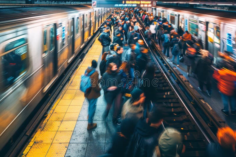 Boarding People Train Stock Illustrations – 362 Boarding People Train ...