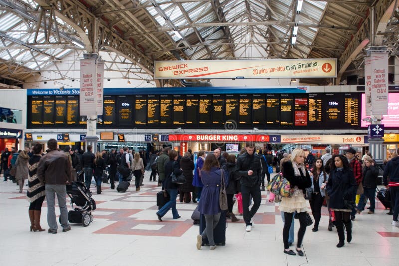 Busy railway station editorial photo. Image of ticket - 18549241