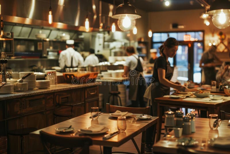 Busy Restaurant Stock Illustrations – 1,657 Busy Restaurant Stock ...