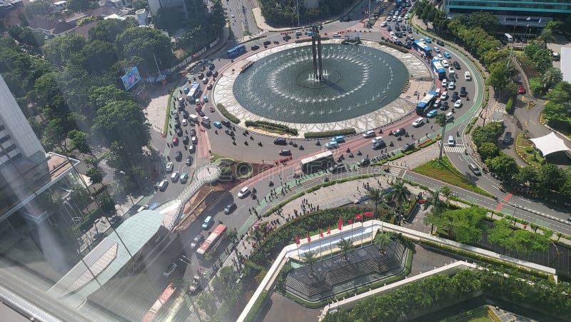Busy Riot at Jakarta Boulevard Stock Photo - Image of highway ...