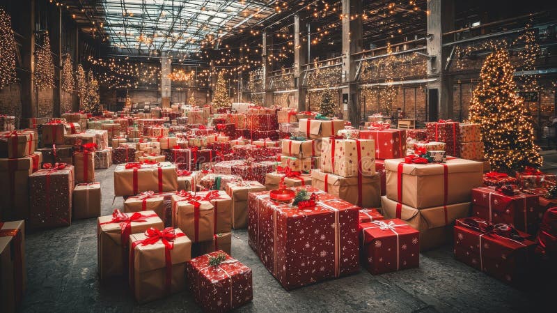 The Busy Season of Gift Distribution is Represented in this Warehouse ...