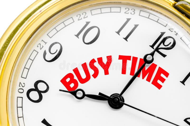 Break Time Concept with Classic Alarm Clock Stock Image - Image of ...