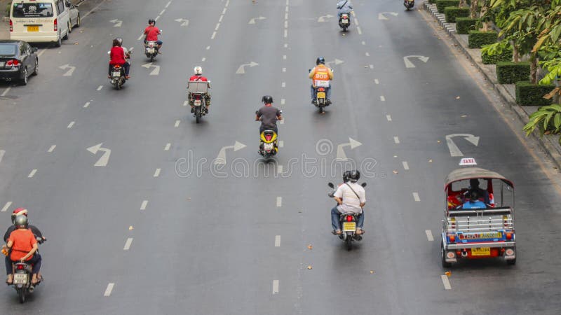 Busy Traffic at the Central Part of the City in Dhaka, Bangladesh ...