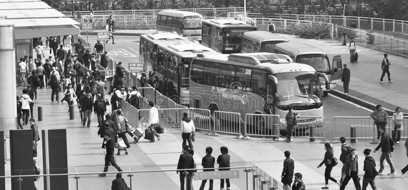 Busy travel editorial image. Image of heavy, luggage - 22633715