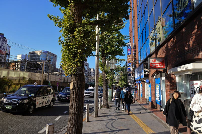 Busy Urban Street in the Metropolis with Crowd Nov 28 2023 Editorial ...