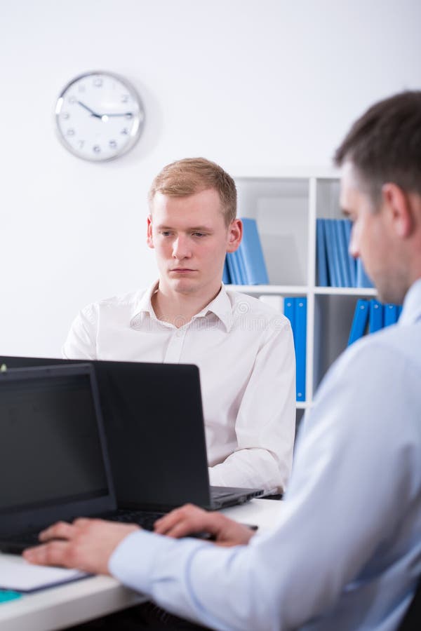 Busy white collar workers stock image. Image of collar - 54095545