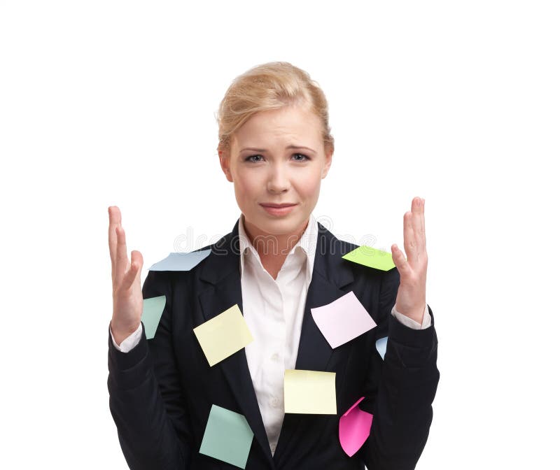 Busy woman stock photo. Image of attach, beautiful, businesswoman ...