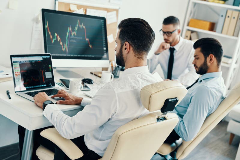 Busy Working Day in Office. Stock Photo - Image of hand, modern: 85681248