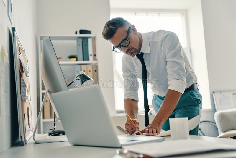 Busy Working Day in Office. Stock Photo - Image of hand, modern: 85681248