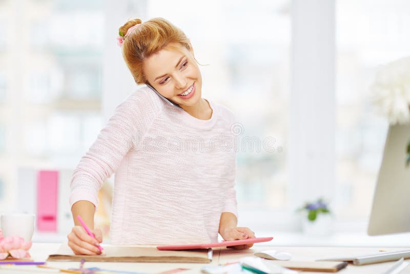 Busy working stock image. Image of diligent, employer - 27380607