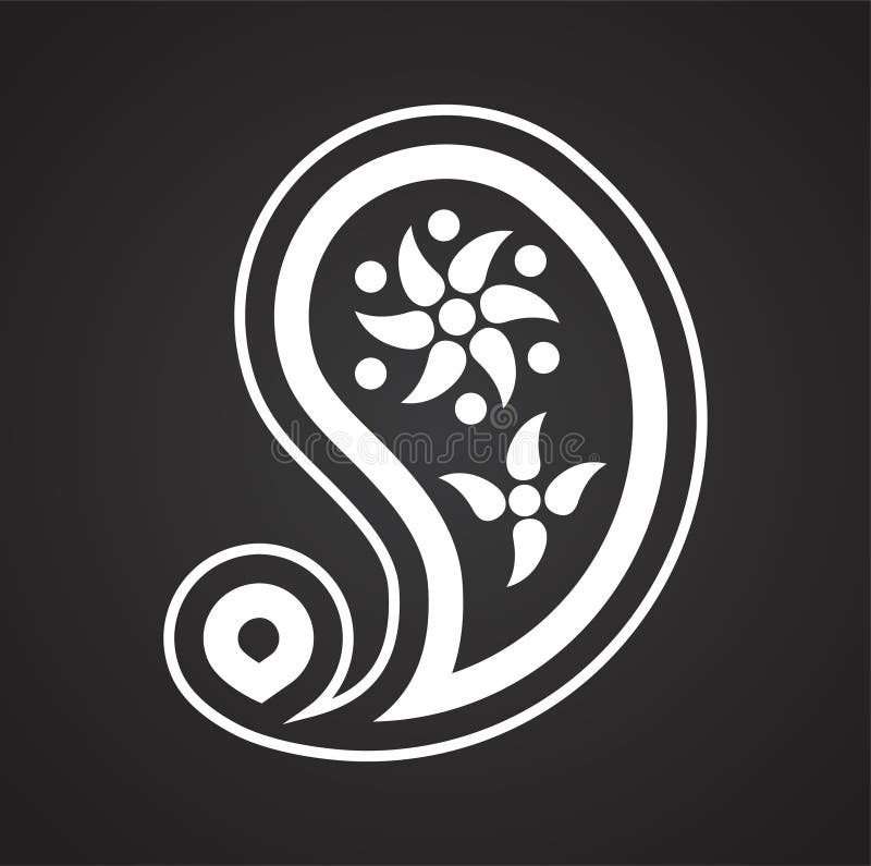 Buta Icon on Black Background for Graphic and Web Design. Simple Vector ...