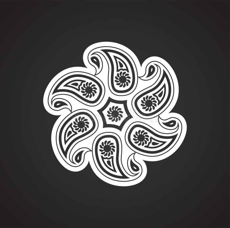 Buta Icon on Black Background for Graphic and Web Design. Simple Vector ...