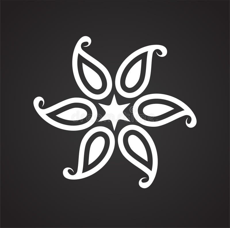 Buta Icon on Black Background for Graphic and Web Design. Simple Vector ...