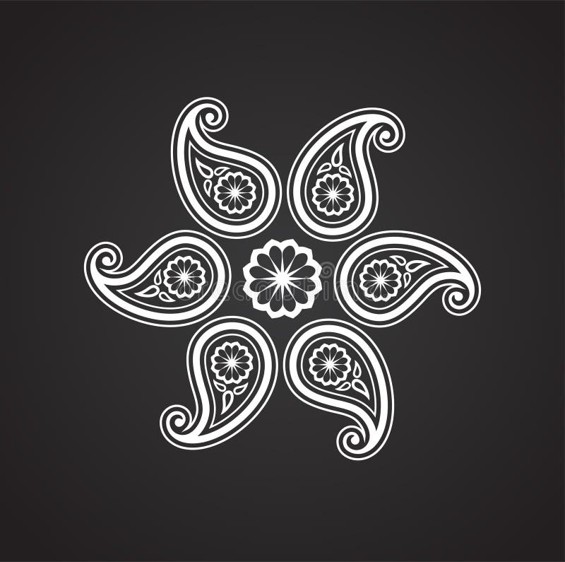 Buta Icon on Black Background for Graphic and Web Design. Simple Vector ...