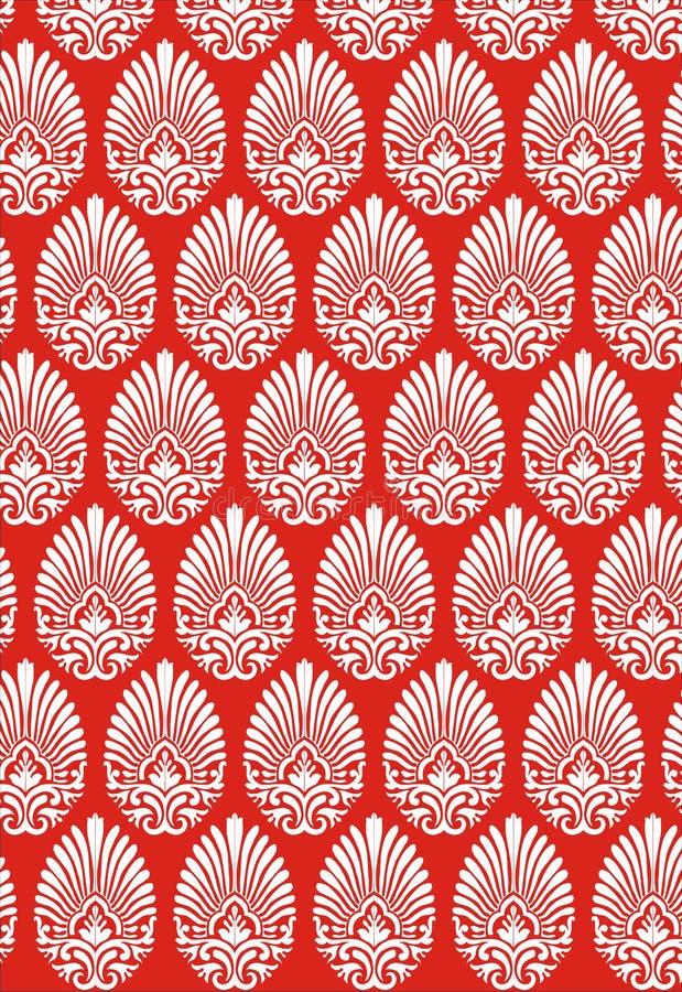 BUTA PATTERN DESIGN BACKGROUND for PRINT Stock Illustration ...
