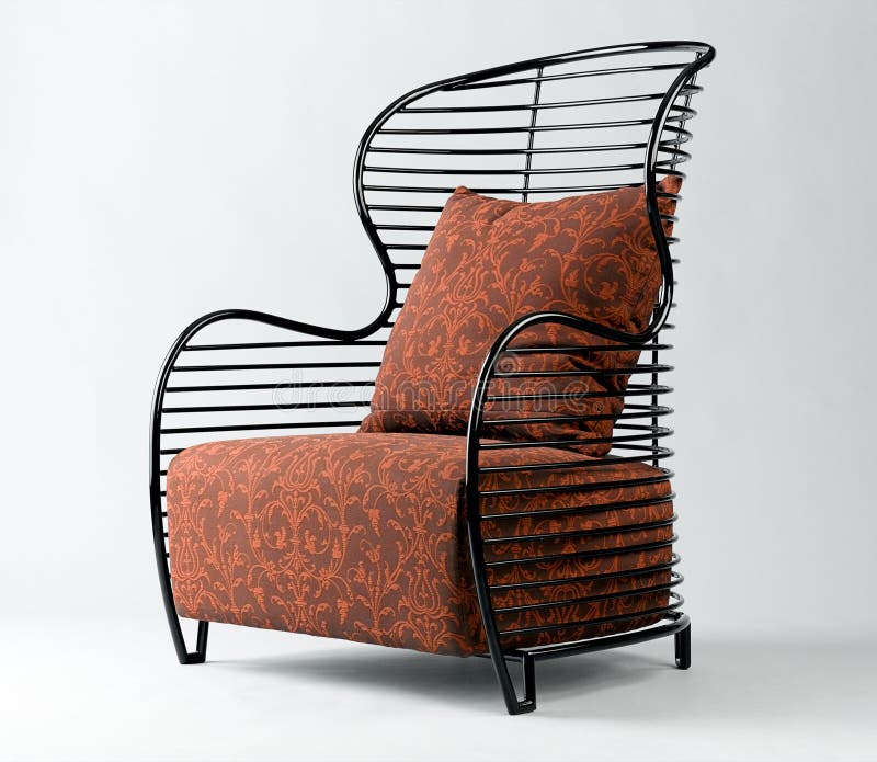 Butaca Del Acero Del Diseño Moderno Imagen de archivo - Imagen de ...