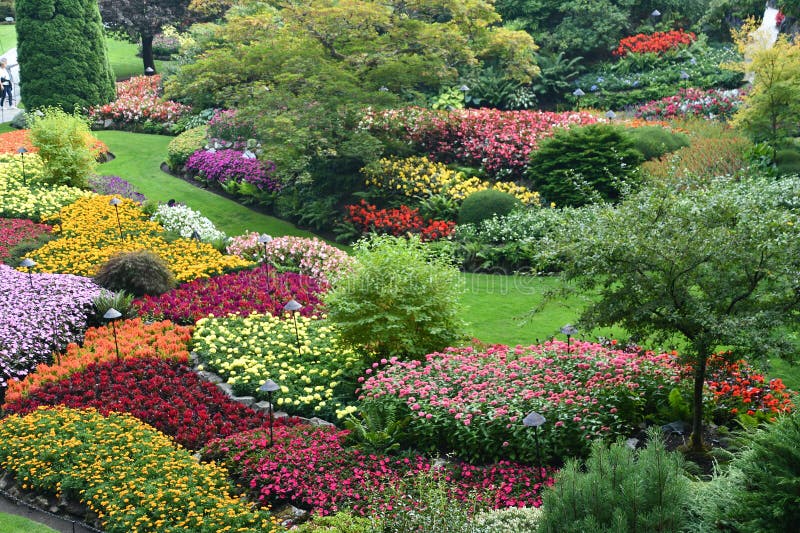 Butchart Gardens at Victoria in British Columbia, Canada Editorial ...