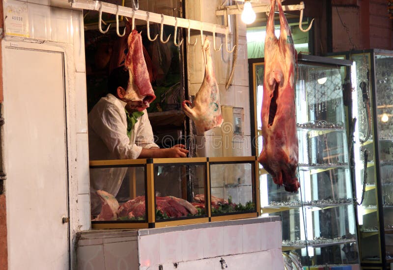 A butcher editorial stock photo. Image of industry, jobs - 19529468