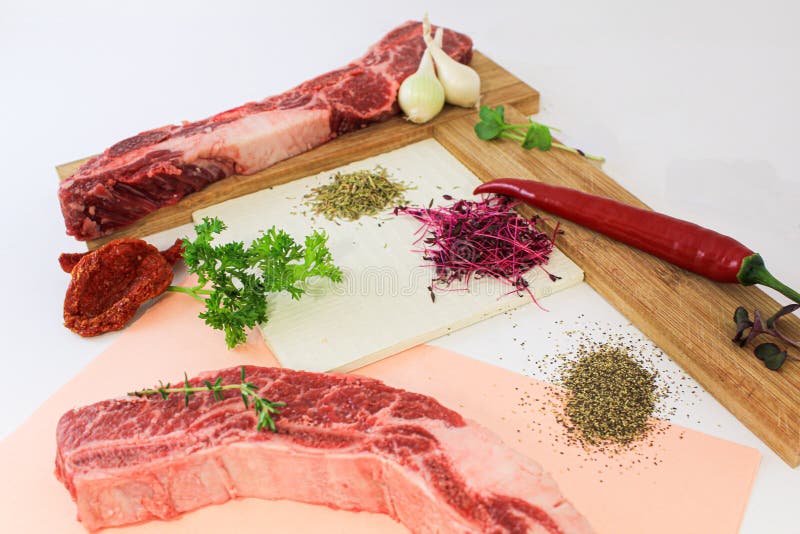 Butcher food advertising stock image. Image of scene - 180456689