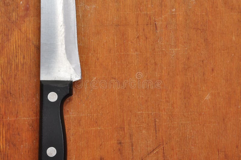 Butcher knife stock image. Image of cook, black, blade - 22962615