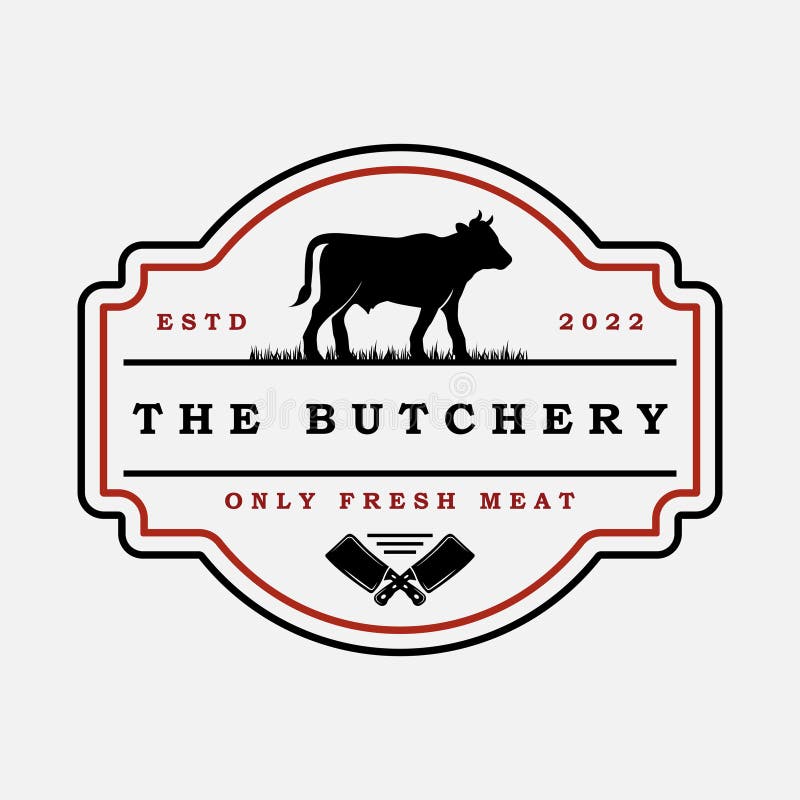 Butcher logo vector stock vector. Illustration of cutter - 277467088