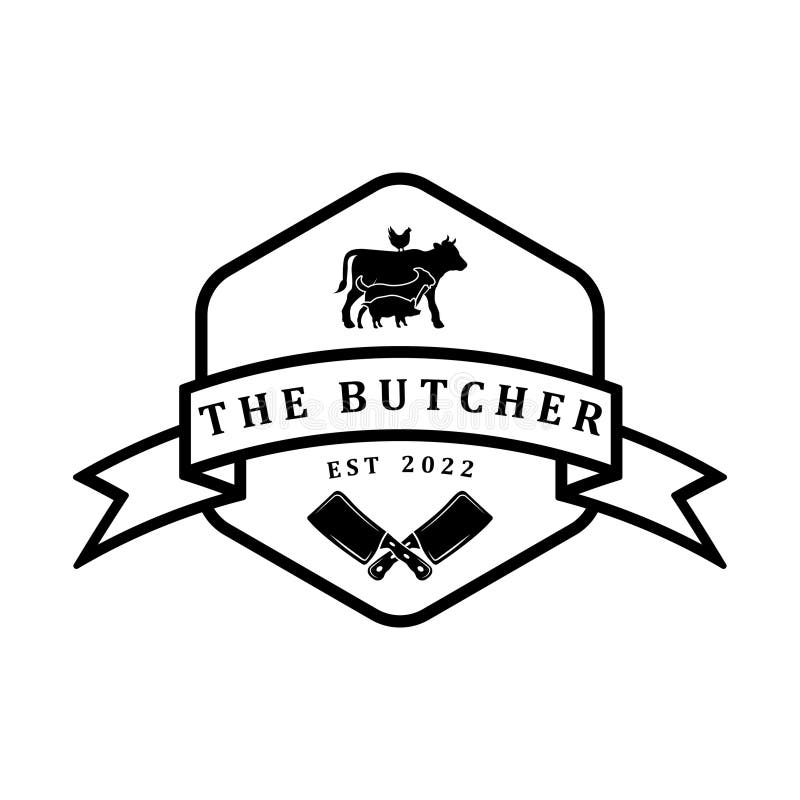 Butcher logo vector stock vector. Illustration of vector - 277467131