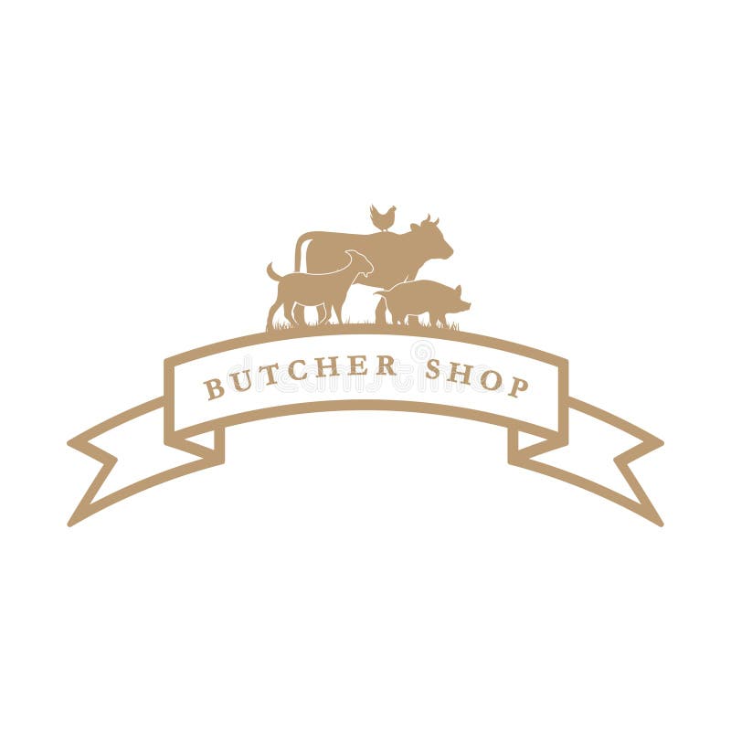 Butcher logo vector stock vector. Illustration of store - 277467158