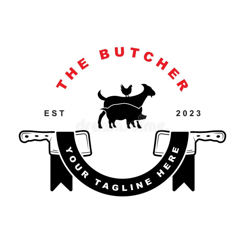 Butcher logo vector stock vector. Illustration of vector - 277469623