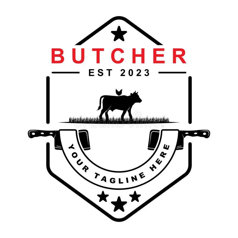 Butcher logo vector stock vector. Illustration of dinner - 277469627