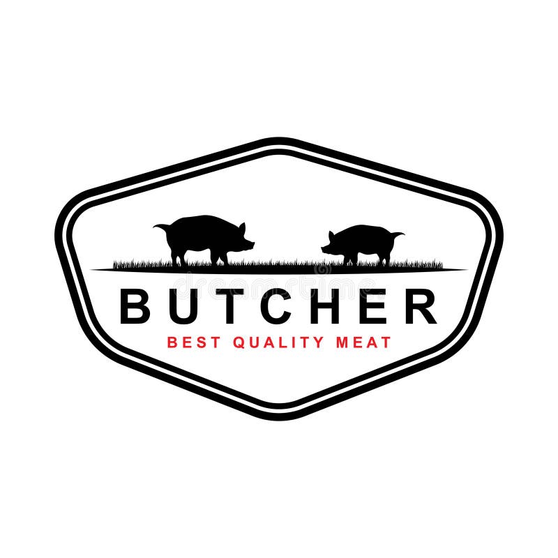 Butcher logo vector stock vector. Illustration of badge - 277469662