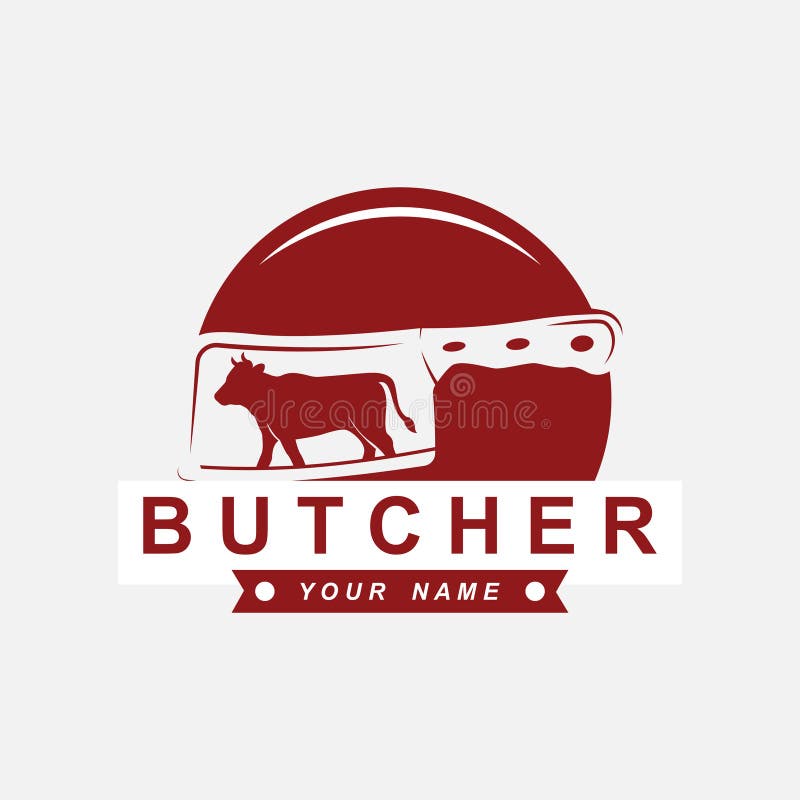 Butcher logo vector stock vector. Illustration of badge - 277467051