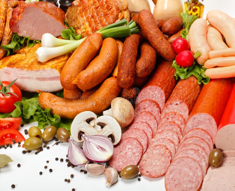 Butcher products stock image. Image of collection, stick - 29022551