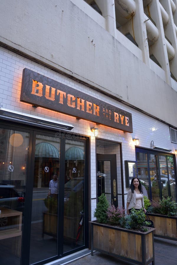 Butcher and the Rye, Pittsburgh, Pen Editorial Image - Image of food ...