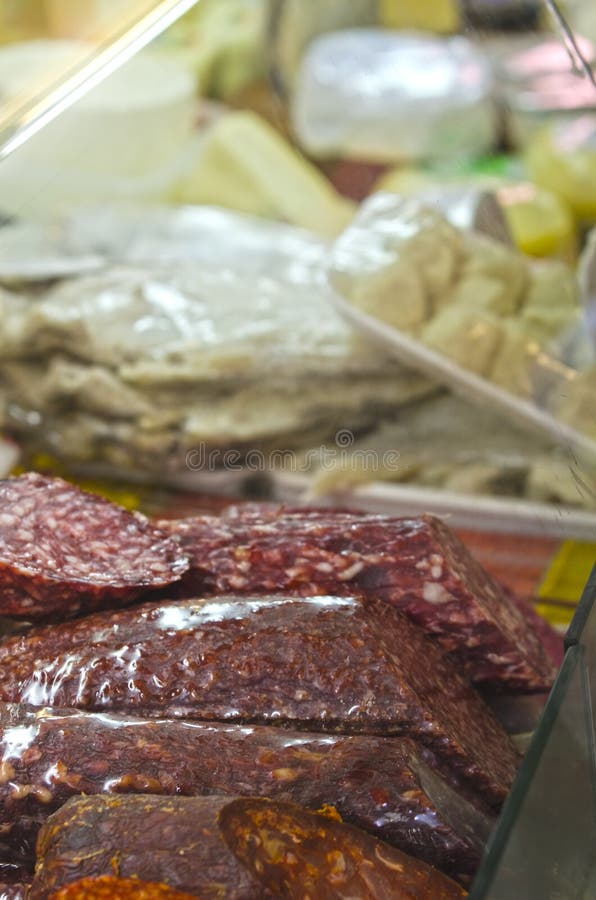 Butchers Counter stock image. Image of chops, retail - 35048435