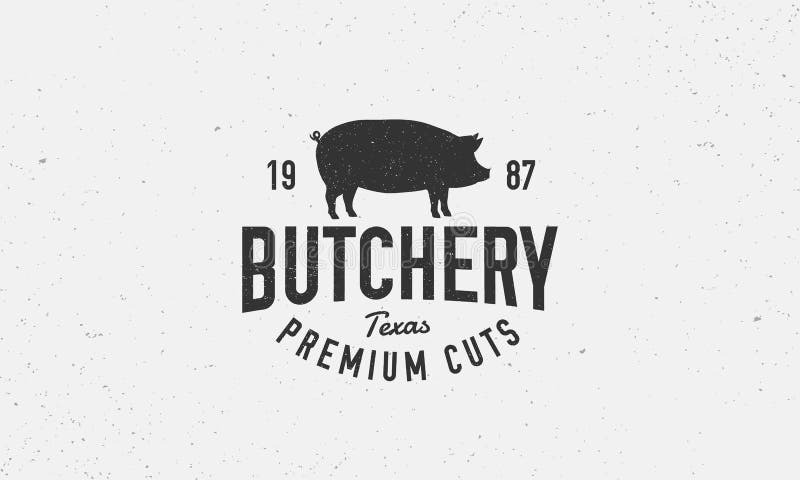 Butchery vintage logo. stock vector. Illustration of market - 248730150 Butchery vintage logo. stock vector. Illustration of market - 248730150
