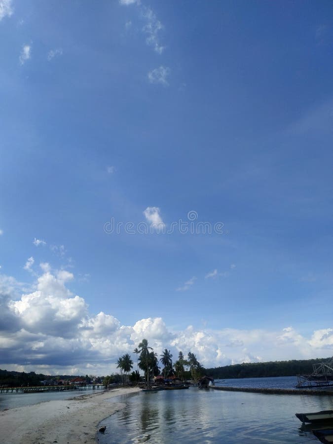 Buteng Island Beach stock photo. Image of beach, never - 261648896