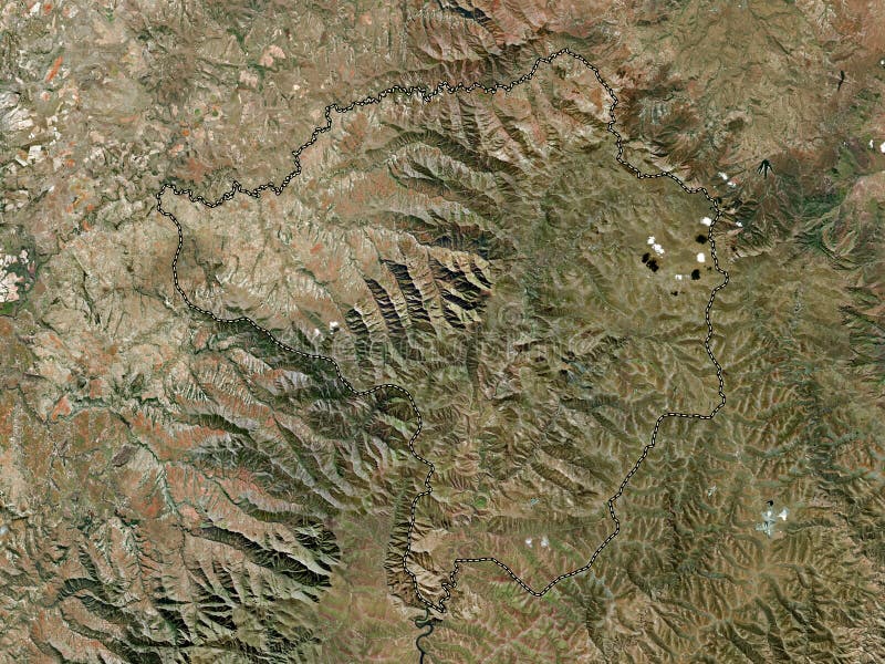 Butha-Buthe, Lesotho. High-res Satellite. No Legend Stock Photo - Image ...