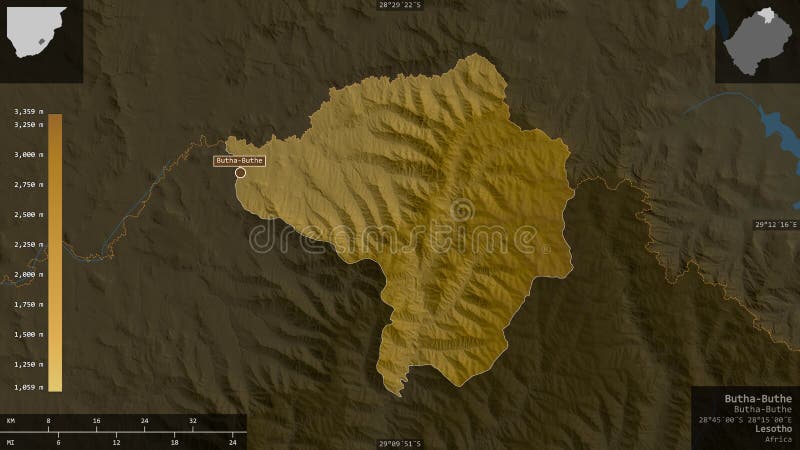 Butha-Buthe District Districts of Lesotho, Kingdom of Lesotho Map ...