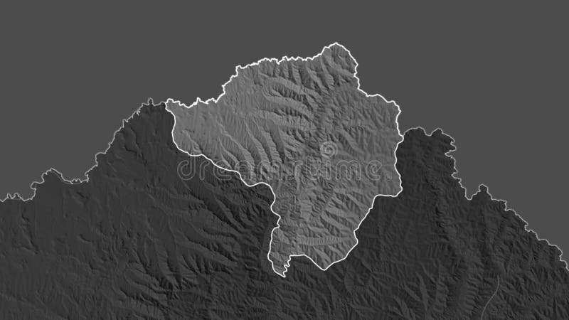 Butha-Buthe, Lesotho, Extruded. Grayscale Stock Footage - Video of ...