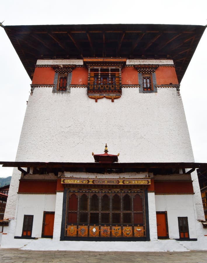 Buthan Kingdom Buda Happiness Temple Old Arquitecture Stock Photo ...