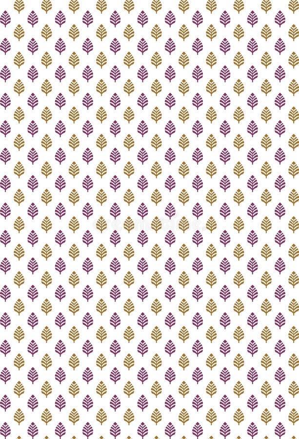Small Buti Pattern Design With Border For Print Stock Illustration ...