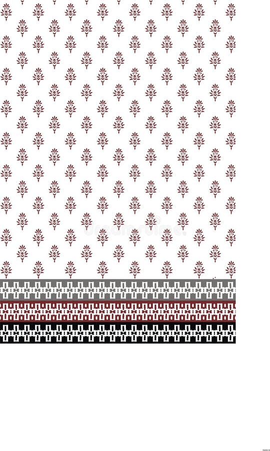 BUTI PATTERN DESIGN BACKGROUND for PRINT Stock Illustration ...