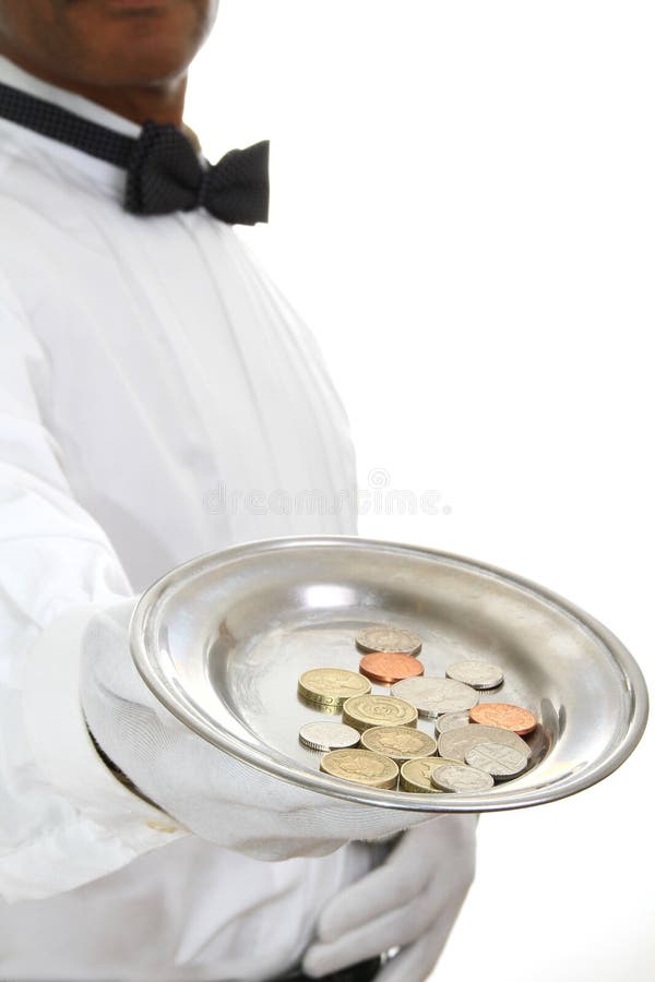 Butler stock image. Image of hotel, holding, bowtie, formal - 28126543