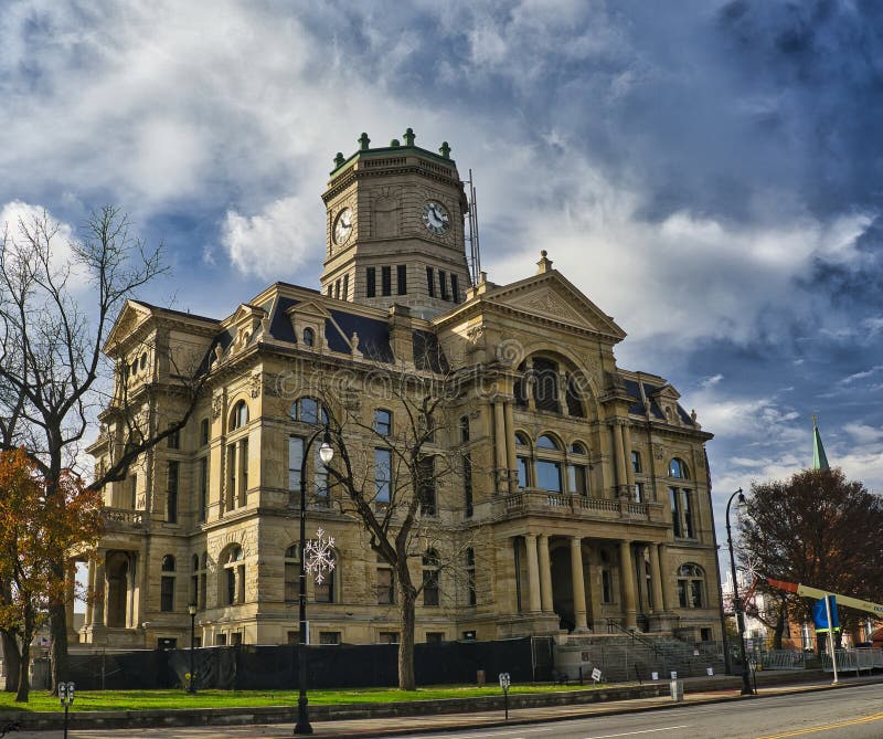 The Butler County Courthouse in Downtown Hamilton, Oh Editorial Photo ...