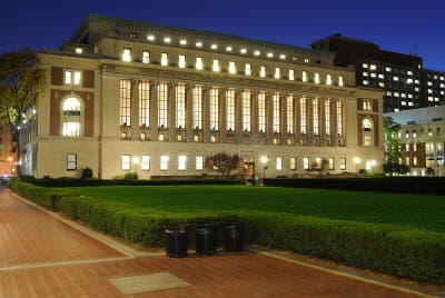 The Butler Library of Columbia University Stock Photo - Image of ...