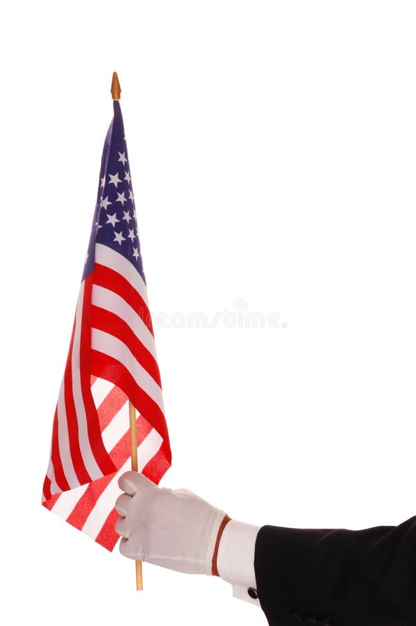 Soldiers Folding American Flag Stock Photo - Image of glory, gloves ...