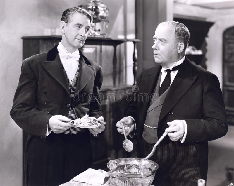 Butler serving a new home stock photo. Image of green - 14734204